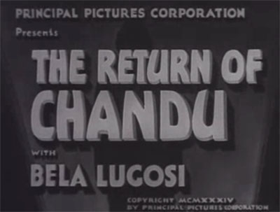 The Return of Chandu | The Files of Jerry Blake